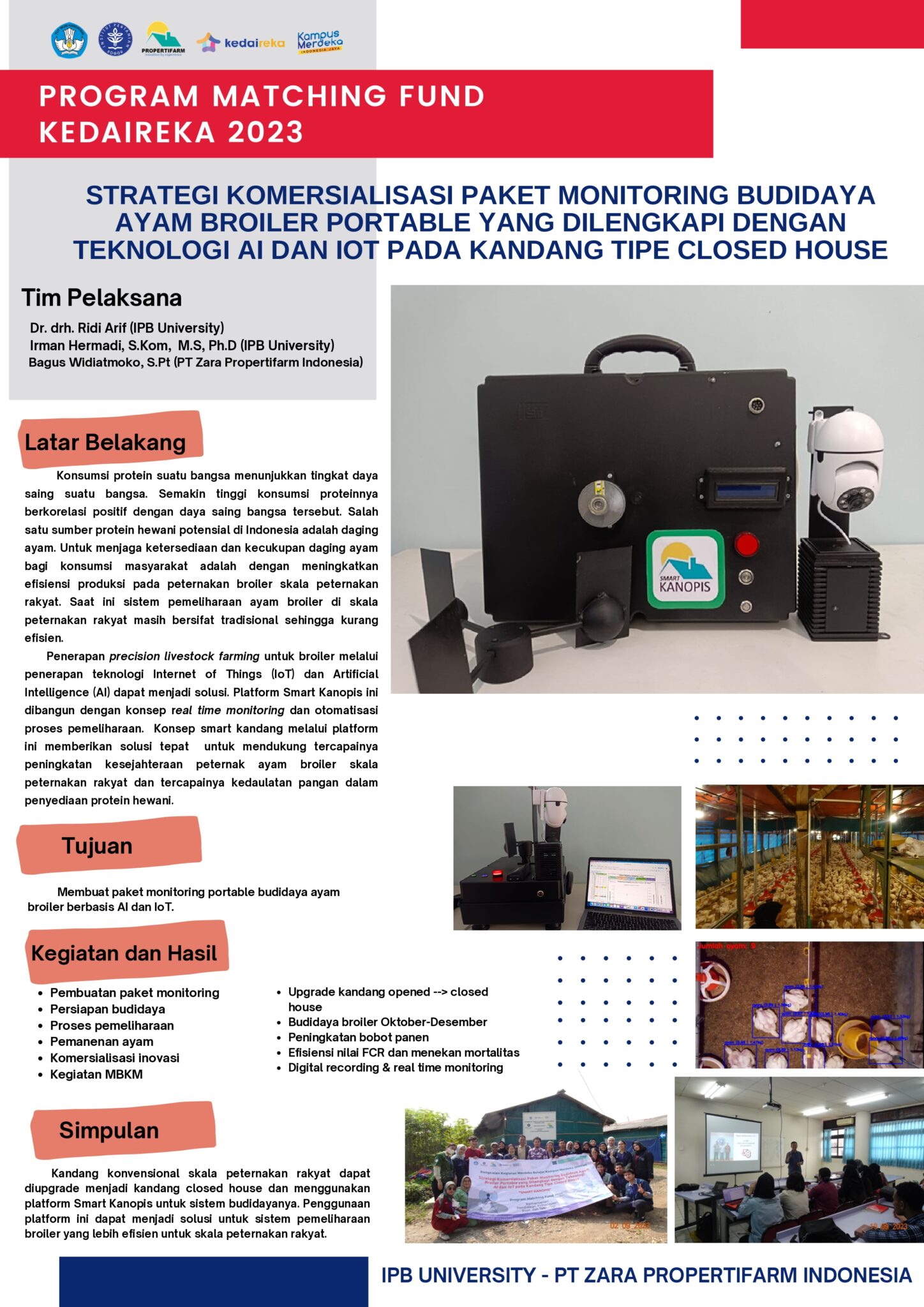 Program Matching Fund (Kedaireka) IPB Tahun 2023 - STP IPB